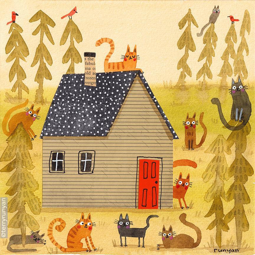 Cabin Cats! – Terry Runyan Creative