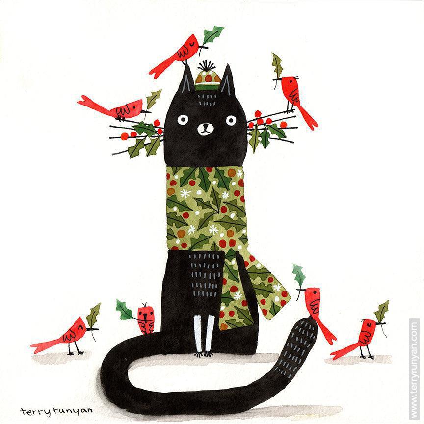 Holly Cat Perch! – Terry Runyan Creative