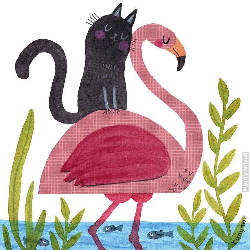 Flamingo Fan! – Terry Runyan Creative