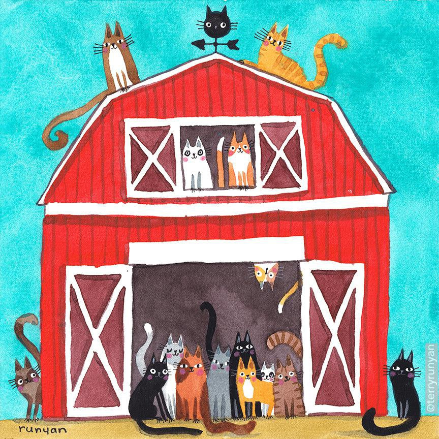 Barn Cats! – Terry Runyan Creative