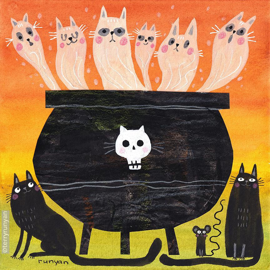 Cauldron Cats! – Terry Runyan Creative