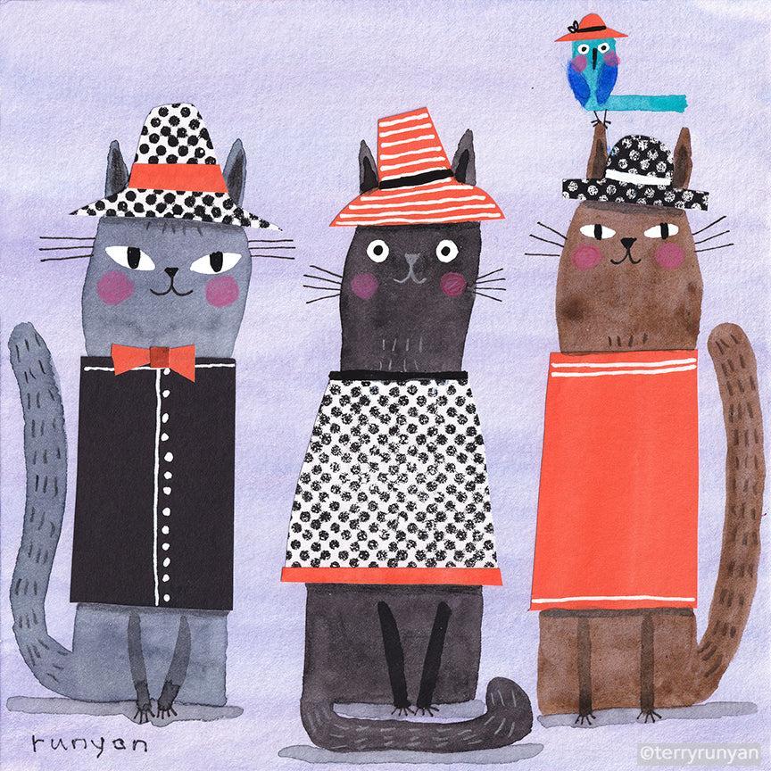 Cats Bird & Hats – Terry Runyan Creative