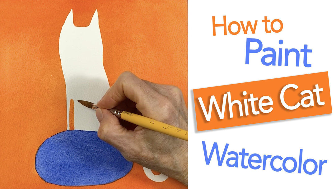 How to Paint a White Cat in Watercolor – Terry Runyan Creative