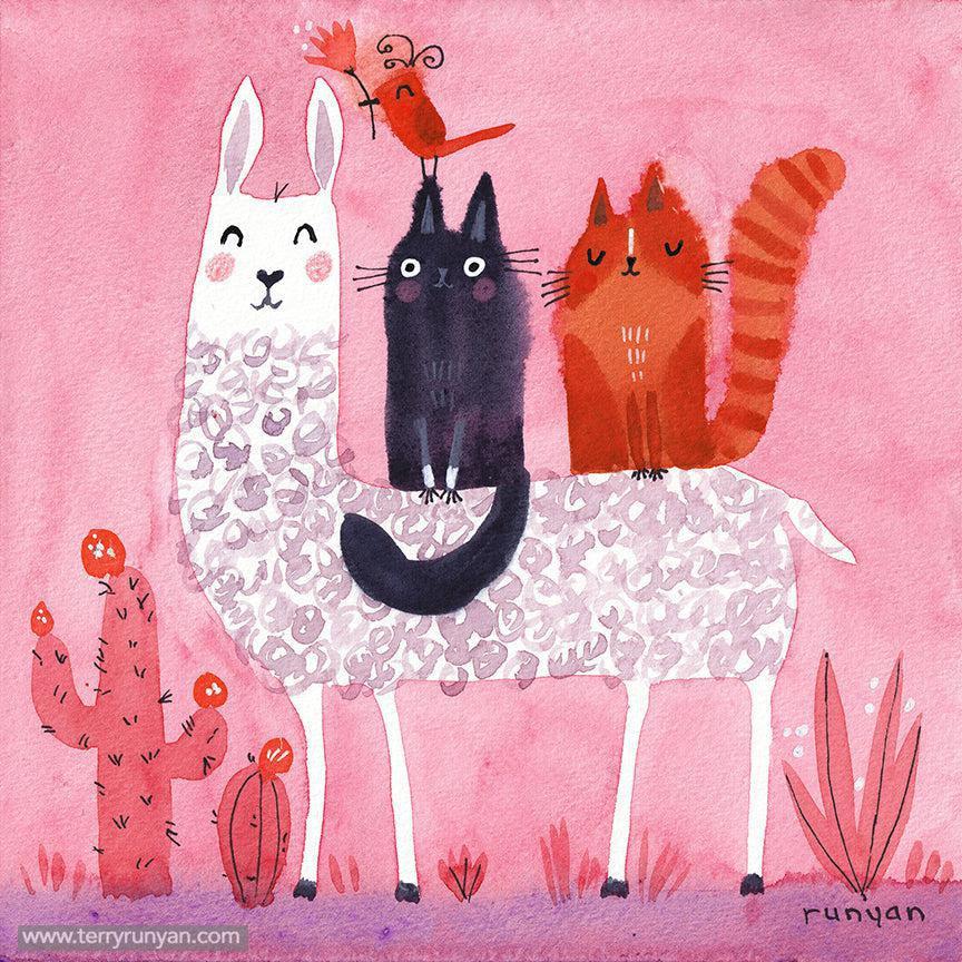 Llama Riders! – Terry Runyan Creative