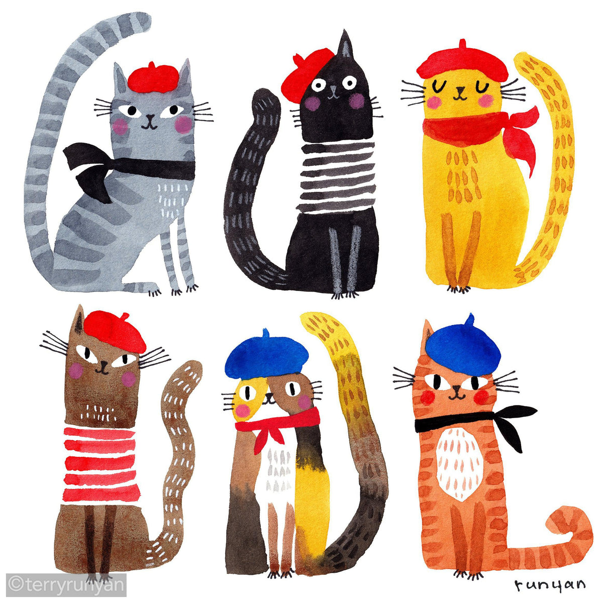 FRENCH CATS – Terry Runyan Creative